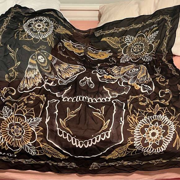 Coach | Accessories | Coach X Chelsea Champlain Skull Scarf | Poshmark